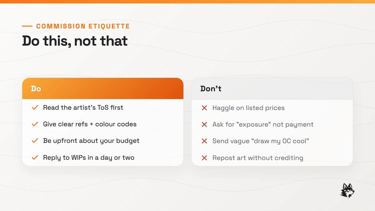 Furry Art Commission Guide: Pricing and Etiquette Tips