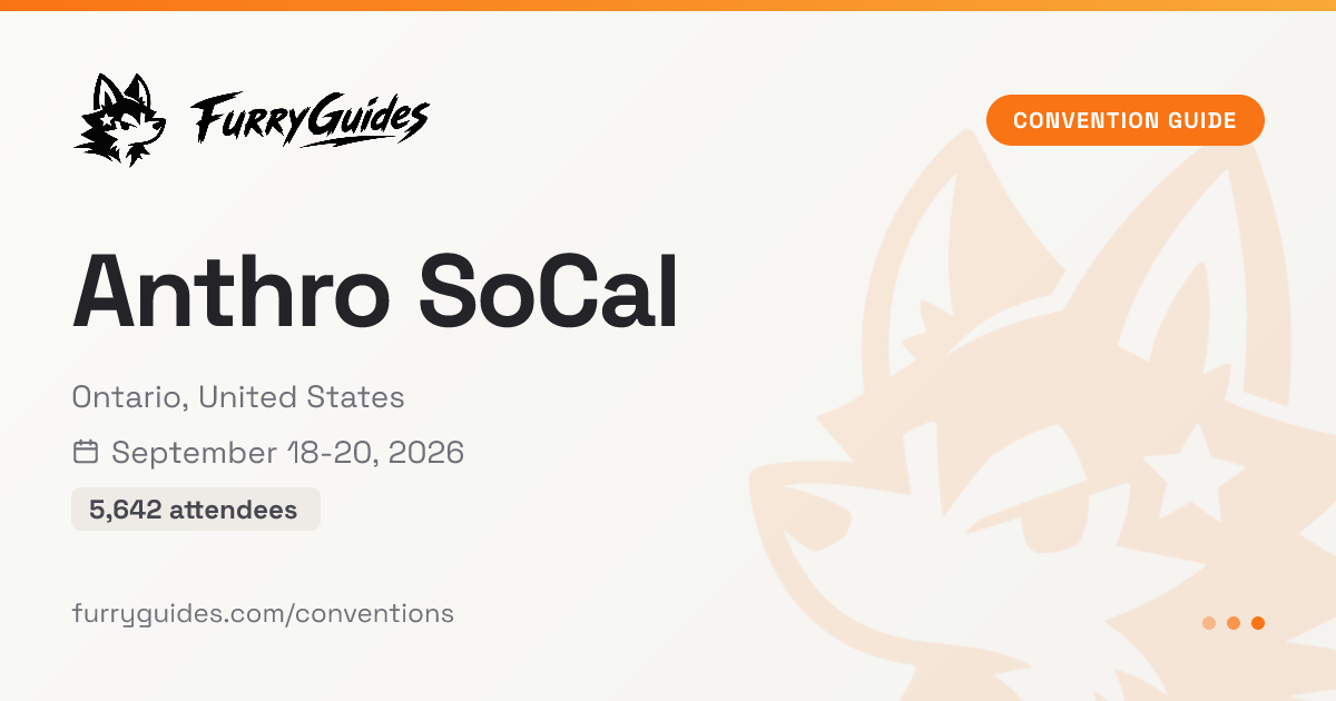 Anthro SoCal (ASC) 2026 | Ontario Furry Convention