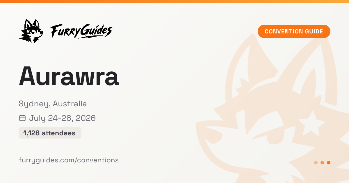 Aurawra 2026 | Sydney Furry Convention