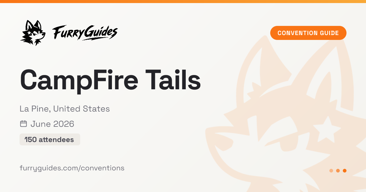 CampFire Tails (CFT) 2026 | Oregon Camping Furry Convention