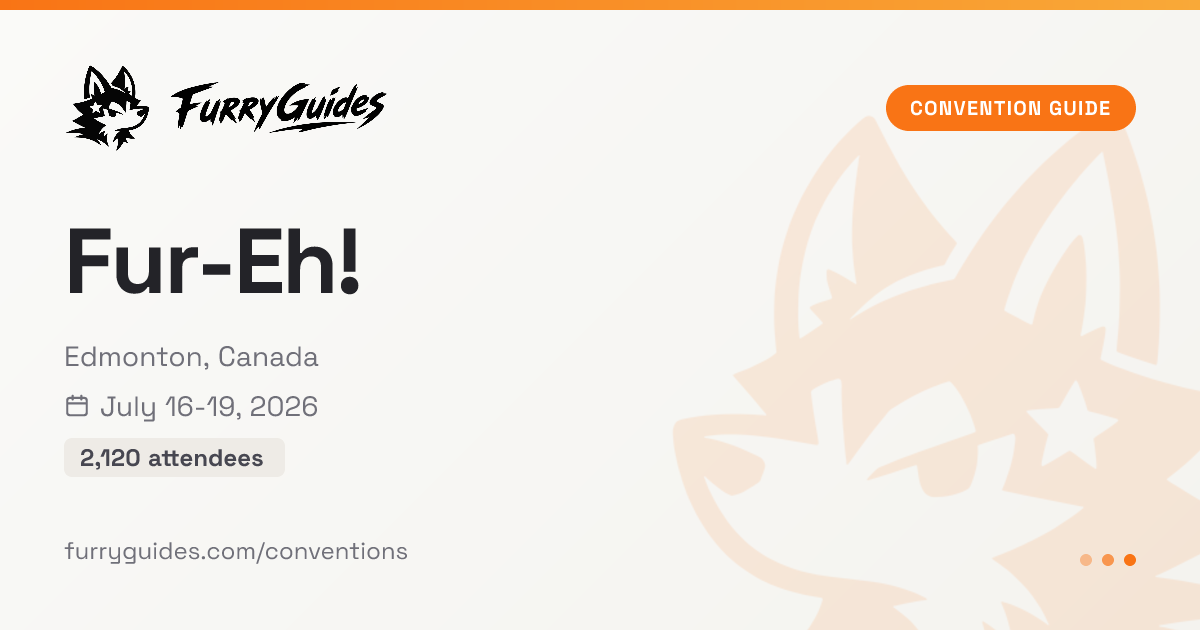 Fur-Eh! (FEH) 2026 | Edmonton Furry Convention