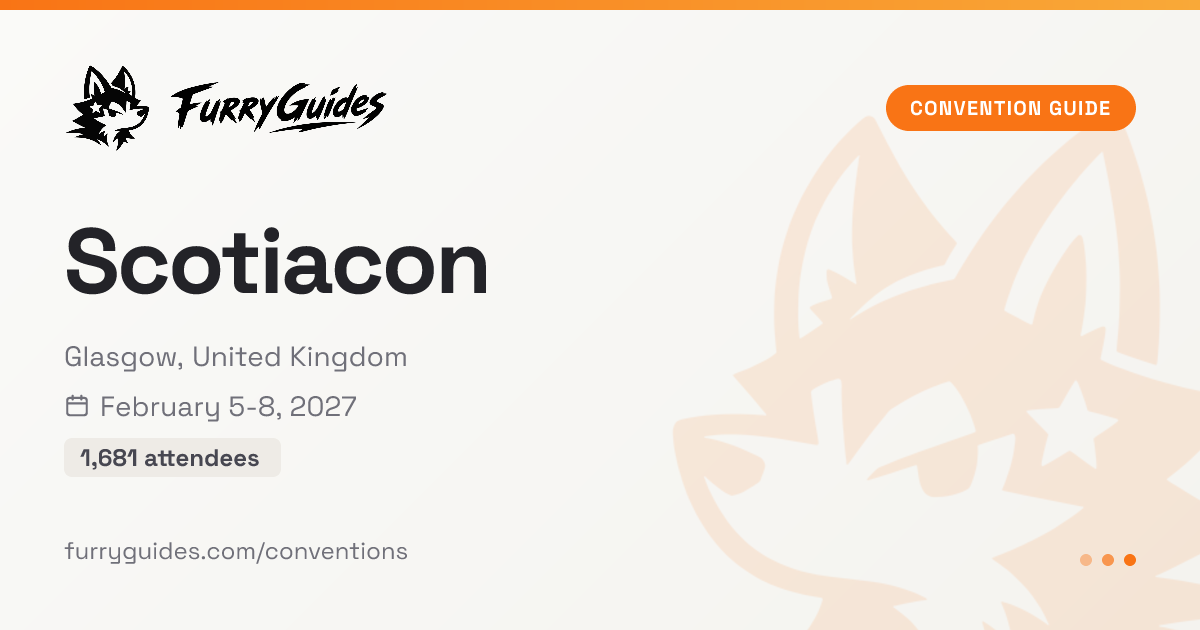 Scotiacon 2026 | Glasgow Furry Convention