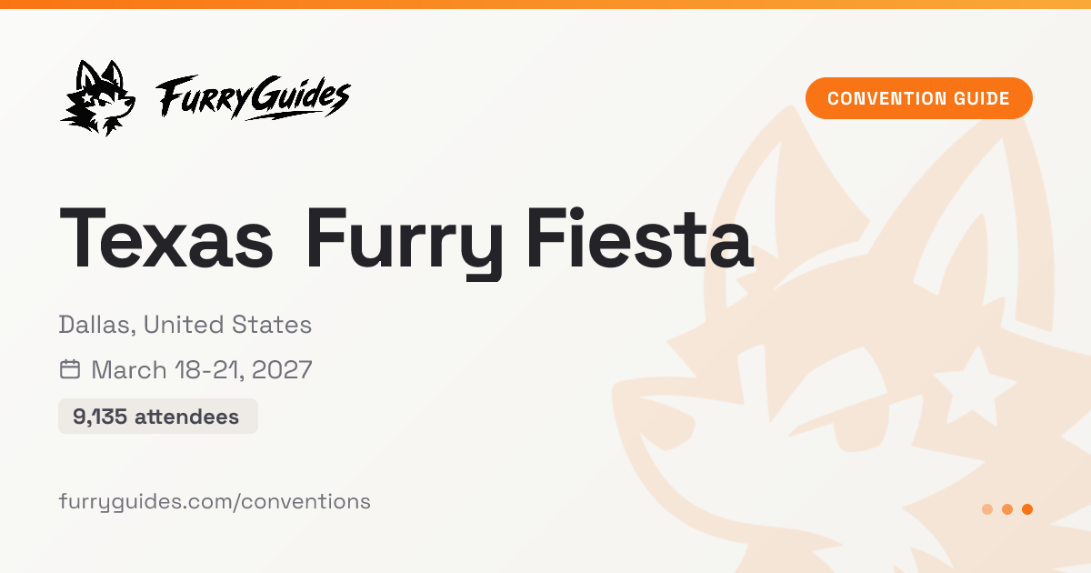 Texas Furry Fiesta (TFF) 2026 | Dallas Furry Convention